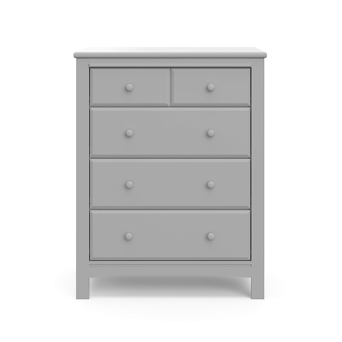 Graco Benton 4 Drawer Dresser (Pebble Gray) – Easy New Assembly Process, Universal Design, Kids Bedroom Dresser Organizer, Nursery Chest, Coordinates with Any Nursery or Children's Bedroom