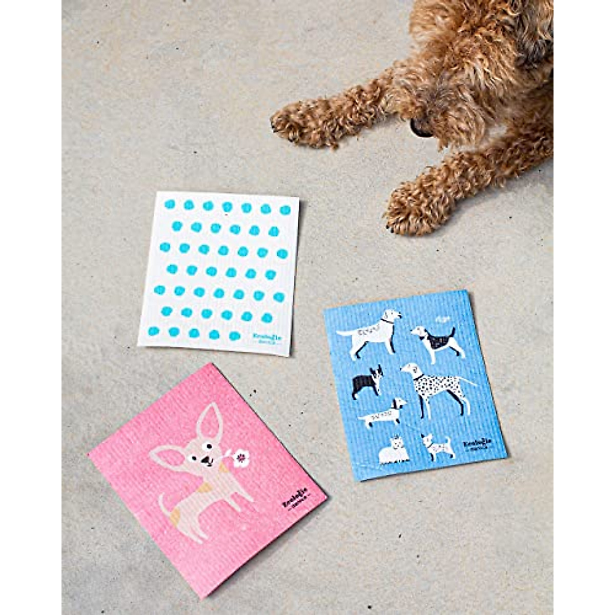 Ecologie Swedish Sponge Reusable Dishcloth, Bali Blue 2 Count