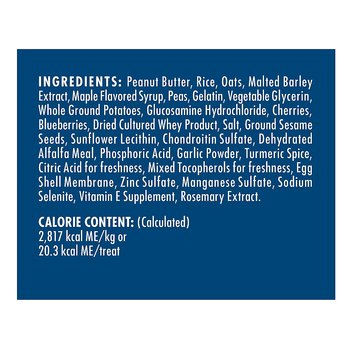 Zuke's Hip Action Dog Treats Peanut Butter and Oats Recipe, 6 Ounces (3 Pack)