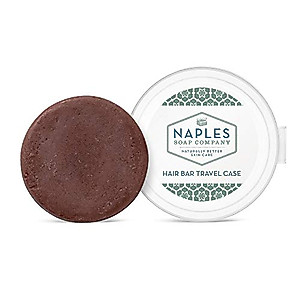Naples Soap Company, Protein Enriched, 50-75 Use, Solid Hair Conditioner Bar, Eco-Friendly Haircare, Helps Ensure Vibrant, Healthy Hair, All Hair Types, Moroccan Oil, 1oz