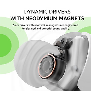 Belkin SoundForm Rise True Wireless Ear Buds with Wireless Charger Case, Dual Microphone, IPX5 Water Resistant Earbuds, Bluetooth Headphones, Compatible with iPhone, Galaxy, and More - White