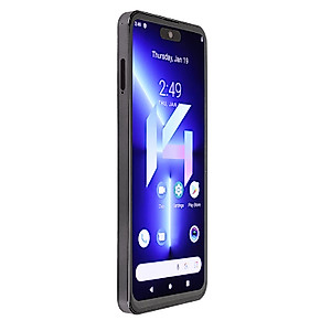 Naroote Unlocked Smartphones, 6.7 Inch Black 4G Smartphones for Daily Use (Black)