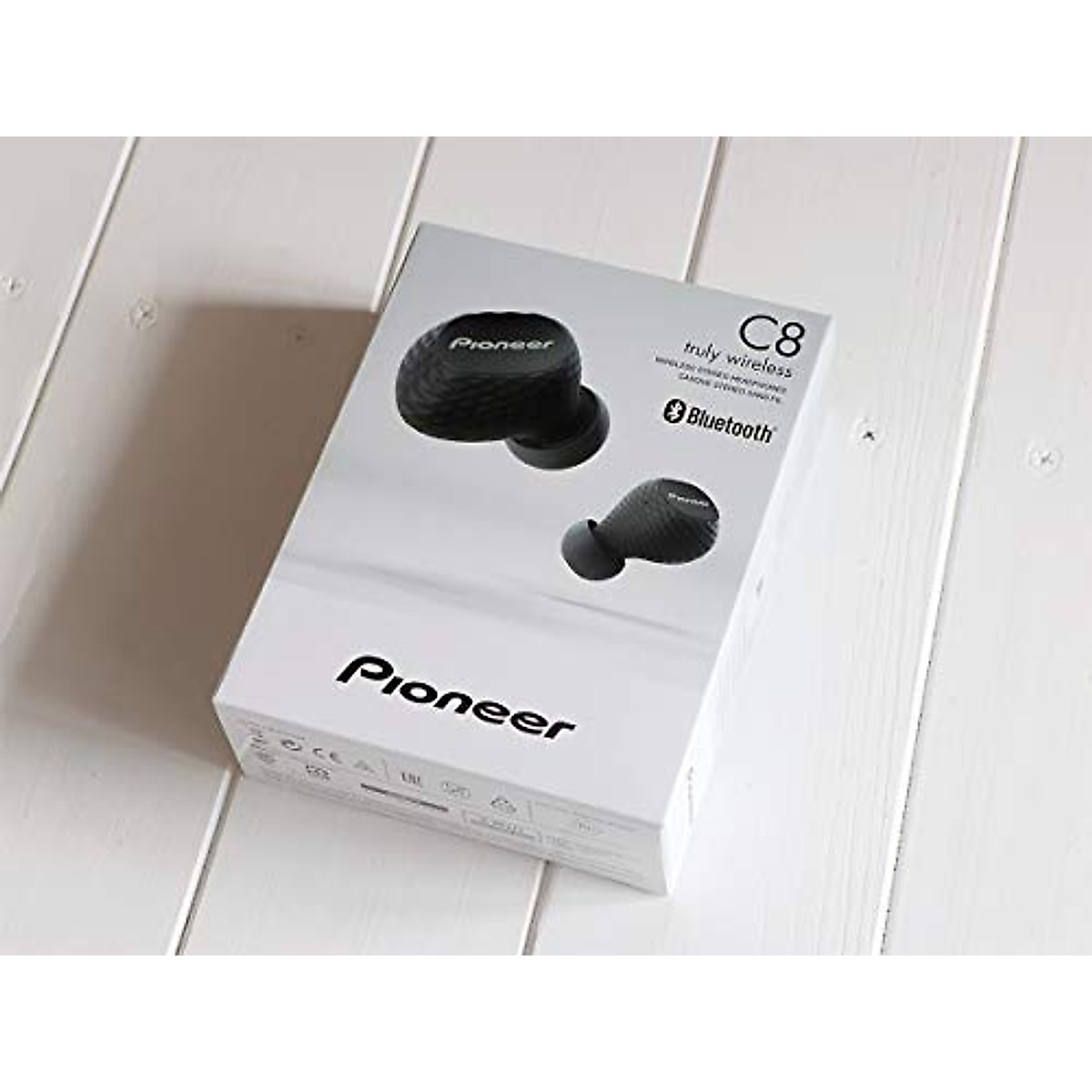 Pioneer Truly Wireless in-Ear Headphones, Black, SE-C8TW(B)