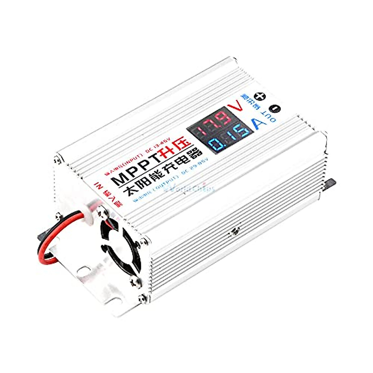 Deeoee 200W DC 13-45V 10A MPPT Boost Solar Charger Controller Module Battery Set-UP Voltage Regulator with LED Digital Display