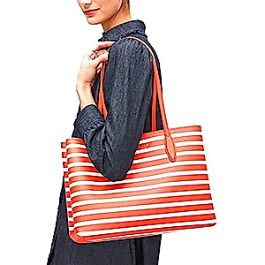 Kate Spade New York all day sailing stripe large tote (TAMARILLO MULTI)