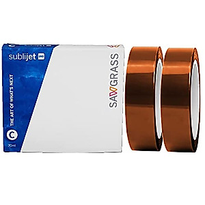 Sawgrass SG1000 Extended SubliJet UHD Sublimation Ink - Cyan (70ml) and 2 Rolls of ProSub Heat Resistant Tape