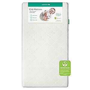 Newton Baby Crib Mattress and Toddler Bed - 100% Breathable, Babies Can Breathe Right Through It, 100% Washable, Non-Toxic, Better Than Organic - Removable Cover -Deluxe 5.5" Thick - White