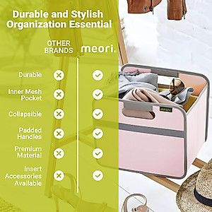 meori Small Foldable Box, 1-Pack, Black