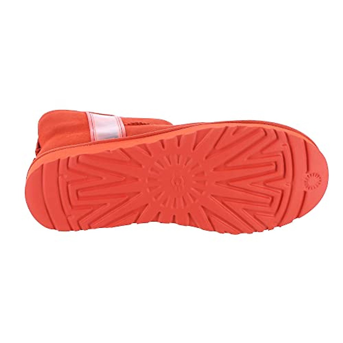 UGG Women's Classic Mini Side Logo II Boots, Hazard Orange, 5