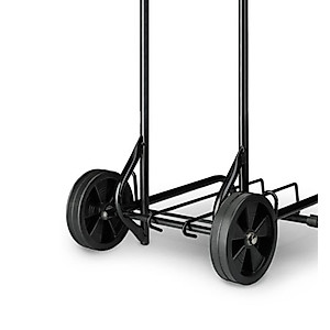 GoGo Travel Dolly Easy Storage Car Seat Dolly for Airport Lightweight Collapsible Dolly Black Handi Mover Cart, TD-30