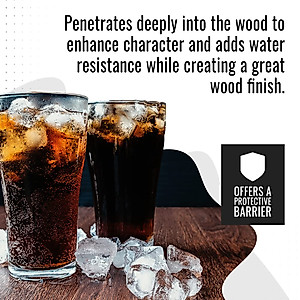 Real Milk Paint, Pure Tung Oil for Wood Finishing, Cutting Boards, Outdoor Furniture, Butcher Blocks, Wood Flooring, Food Grade, Waterproof, 32 oz