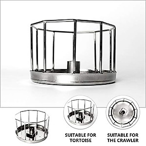 Popetpop Reptile Water Feeder, Reptile Water Bowl Automatic Water Dispenser Turtle Feeders Lizard Drinking Dish Waterer Feeding Accessories Reptile Food Dish for Turtle Bearded Dragons Tortoise