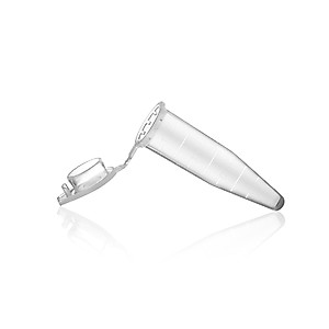 JUAWTYUK Microcentrifuge Tubes，Lab-Grade Polypropylene Graduated Plastic Centrifuge Tubes with Snap Cap - Conical Bottom for Precise Measurements and Research Applications (1.5ml/100pcs)…