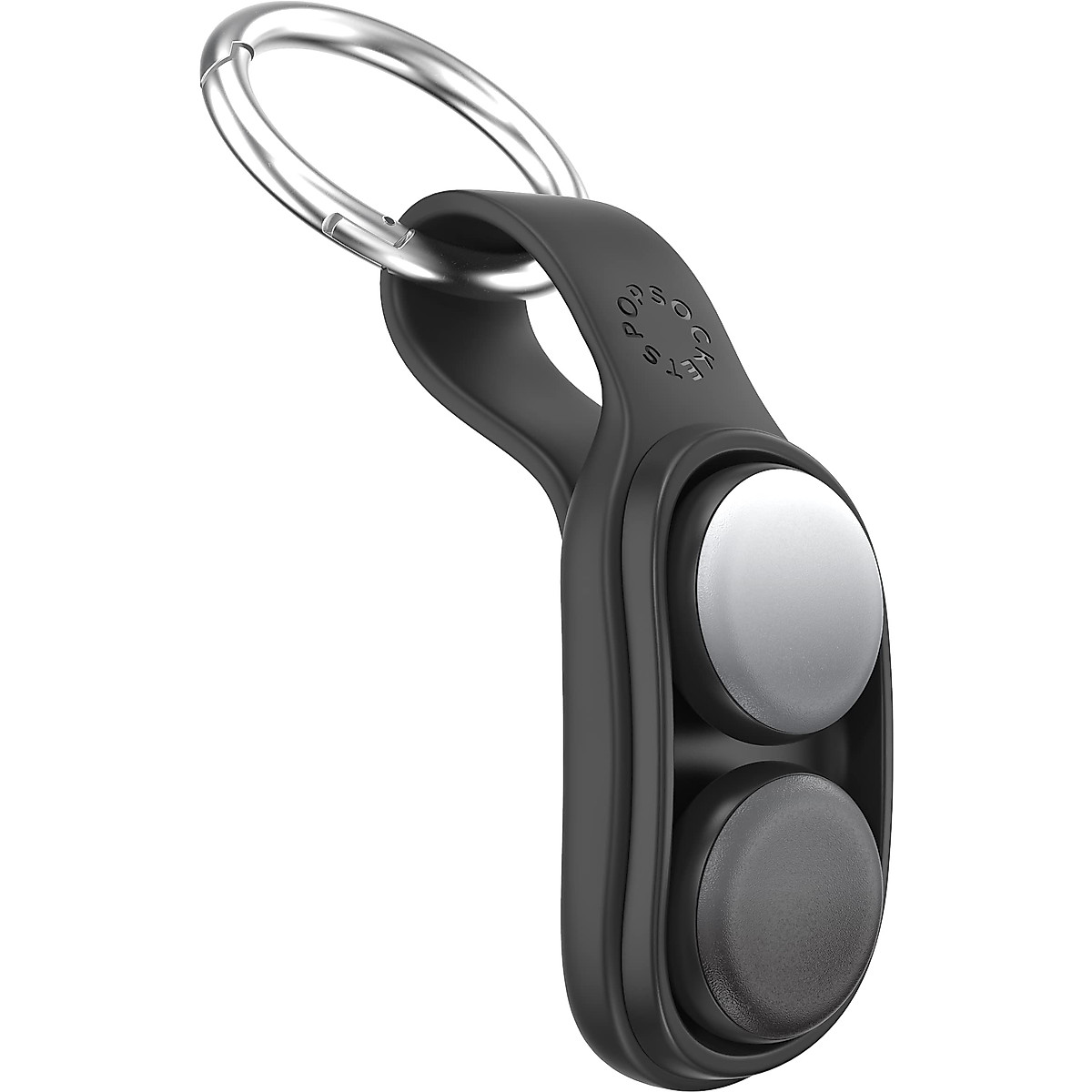 PopSockets PopPuck, Trick Magnet and Fidget Toy- Black Flip