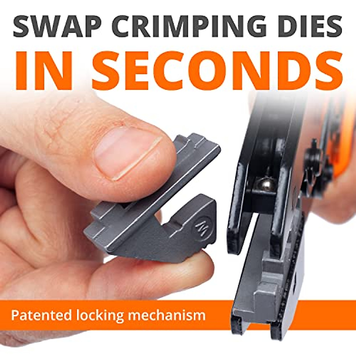 Wirefy Crimping Tool Set 8 PCS - Ratcheting Wire Crimper - Heat Shrink, Non-Insulated, Open Barrel, Flag, Ferrule Connectors