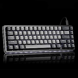 Drop ALT Mechanical Keyboard — 65% (67 Key) Gaming Keyboard, Hot-Swap Switches, Programmable Macros, RGB LED Backlighting, USB-C, Doubleshot PBT, Aluminum Frame (Halo True, Black)