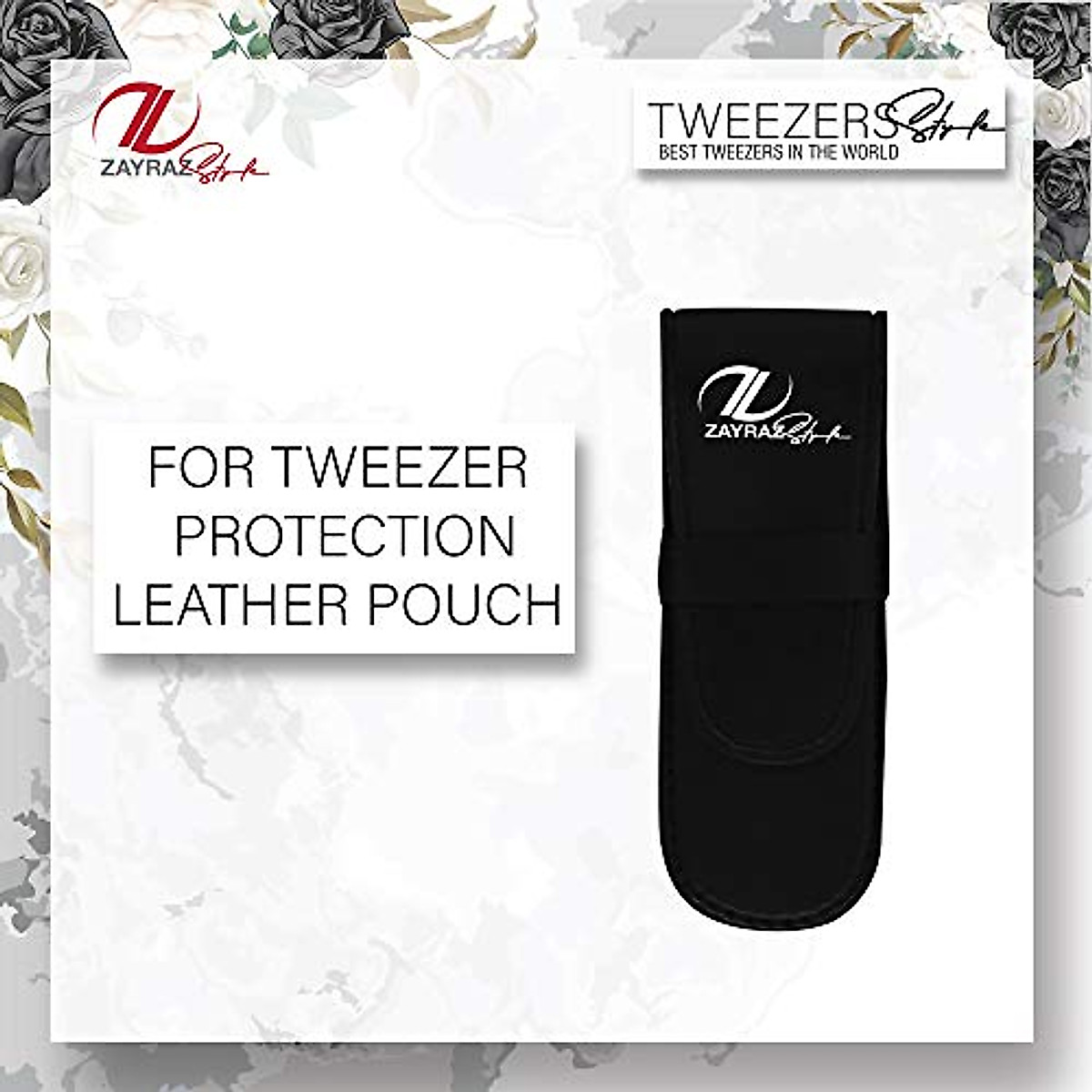 Zayraz style tweezer Set Slant Pointed Tweezer for Ingrown Hair. Precision Sharp Needle Nose Pointed Tweezers for Splinters -Set of Point and Slant Stainless Steel Tweezers for Eyebrow Plucking