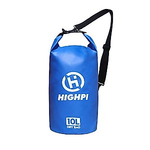 Highpi Floating Waterproof Dry Bag 10L，Roll Top Sack Keeps Gear Dry for Paddle board, Kayaking, Rafting, Boating, Swimming, Hiking, Beach,Camping, Fishing