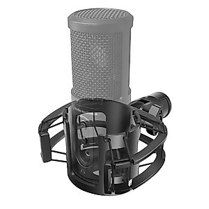 Etour [Newest &Ultra-Durable] atr2500x Microphone Shock Mount with Pop Filter [Custom Built for atr2500x] Anti-Vibration Suspension Shock Mount Holder Clip for Audio Technica atr2500x Mic