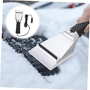 Vaguelly Snow Shovel Electrical Tools Hand wisking Tool Electric Power Tools ice scrapers for car Windshield Snow Wiper for car Windshield ice Scraper Car Snow Removing Tool Snow Remover