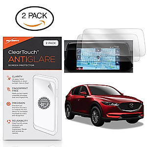 BoxWave Screen Protector Compatible with Mazda 2017 CX-5 Display - ClearTouch Anti-Glare (2-Pack), Anti-Fingerprint Matte Film Skin