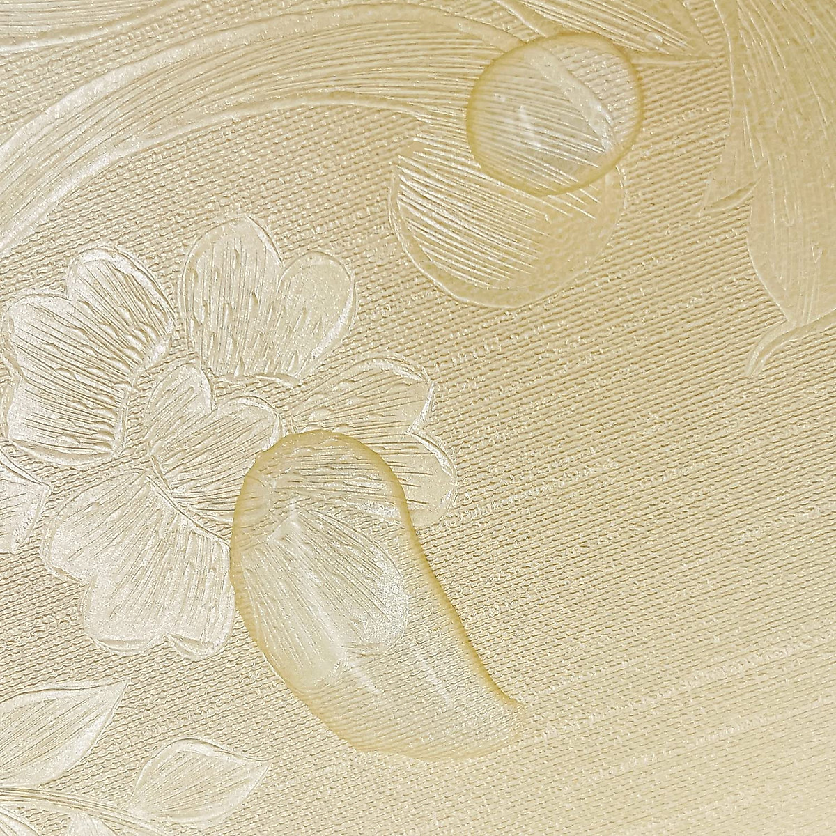 Yifely Yellow Flower Striped Shelf Paper Self-Adhesive Drawer Liner Covering Home School Study Desk 17.7 Inch by 9.8 Feet