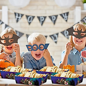 30 Pack Zombies 3 Party Supplies, Disney Zombies Paper Food Tray Zombies Party Favors Paper Food Serving Tray Zombies Paper Trays