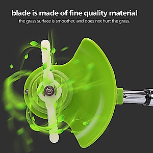 24V Lawn Edgers Electric with Blade and Batteries, Handheld Cordless String Trimmer Portable Grass Cutting Machine Trimming Mower 6000MAH Lithium-Ion