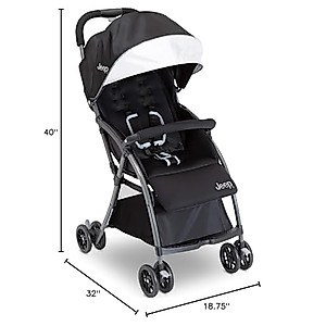 Jeep Ultralight Adventure Stroller, Dusk (Black)