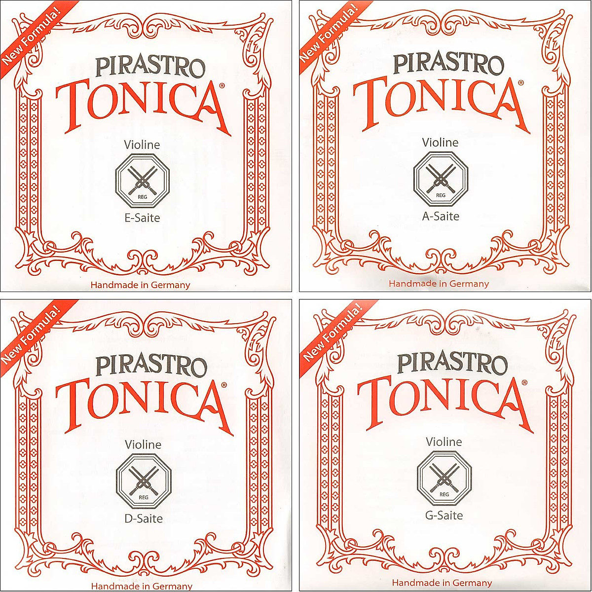 Pirastro Tonica Violin Set 1/2 + 3/4