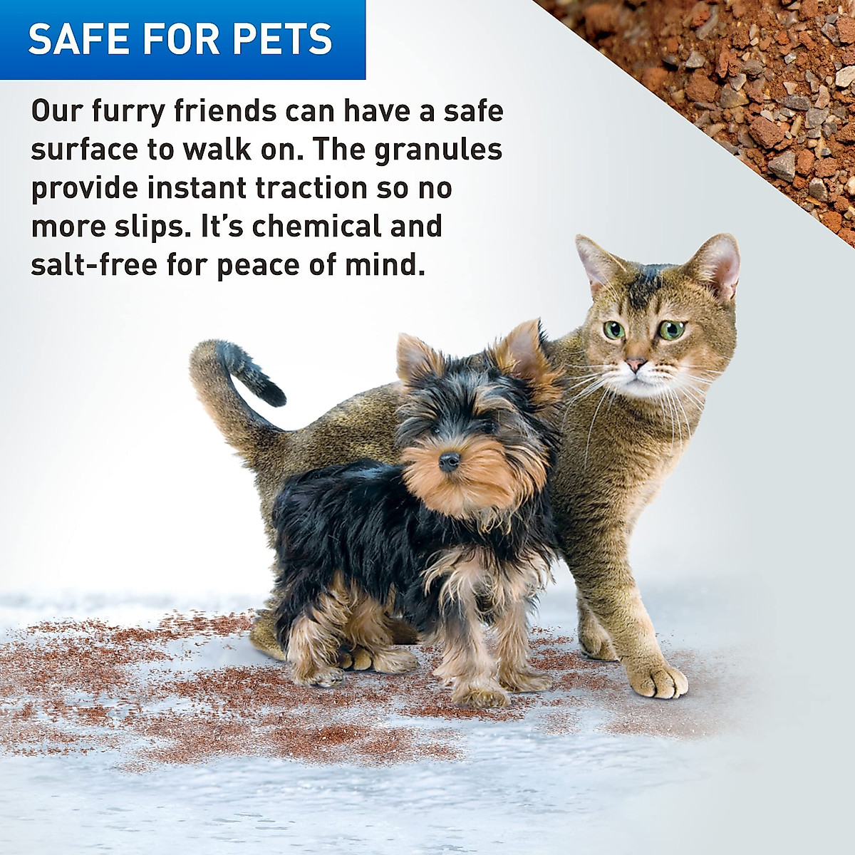 Safe Paw & Traction Magic Walk on Ice Combo for Instant Grip and Ice Melt, Child Plant Dog Paw & Pet Safe, Vet Approved, Non-Toxic, 100% Salt & Chloride Free (2 Jug + 1 Walk on Ice Combo)