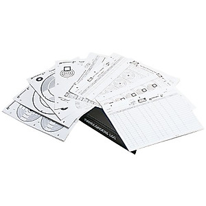 MTM HL-95 Handloaders Log for Rifle Handgun Shotgun - 200 Free Targets included, USA Made, White