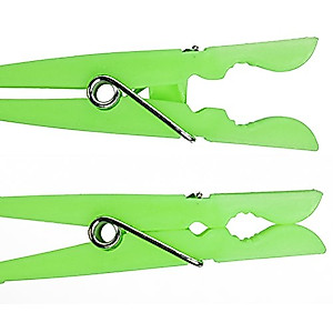 Set of 96 Multi-Colored Black Duck Brand Plastic Clothespins