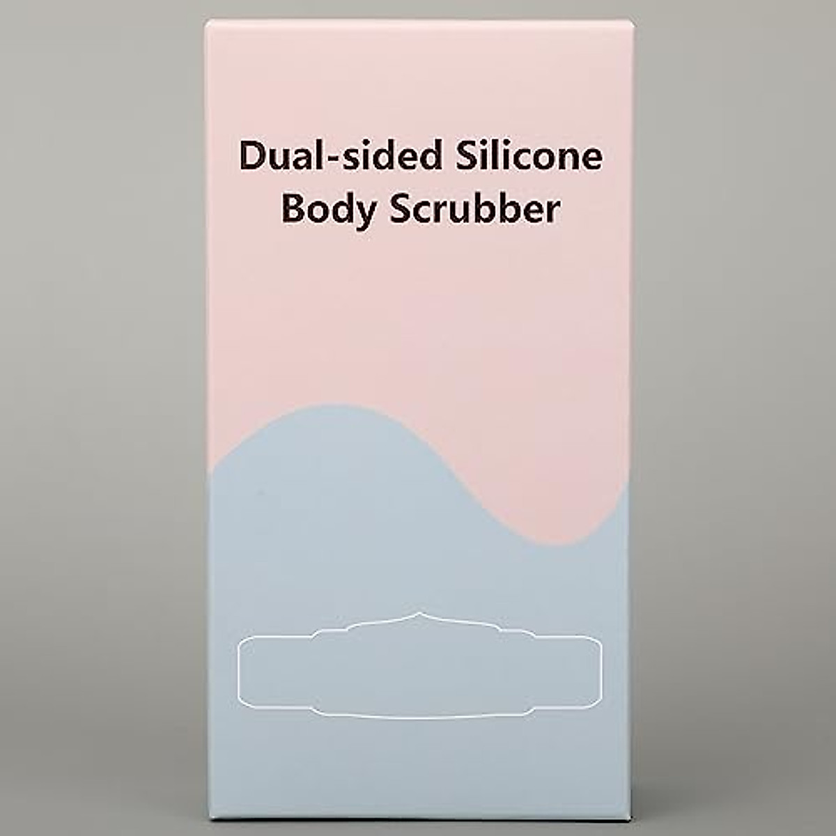 FREATECH Silicone Body Scrubber - Dual-sided Bath Shower Loofah Body Cleansing Brush for Gentle Exfoliation and Massage, Hygienic and Easy to Clean, for Men, Women and Kids, All Skin Types, Green