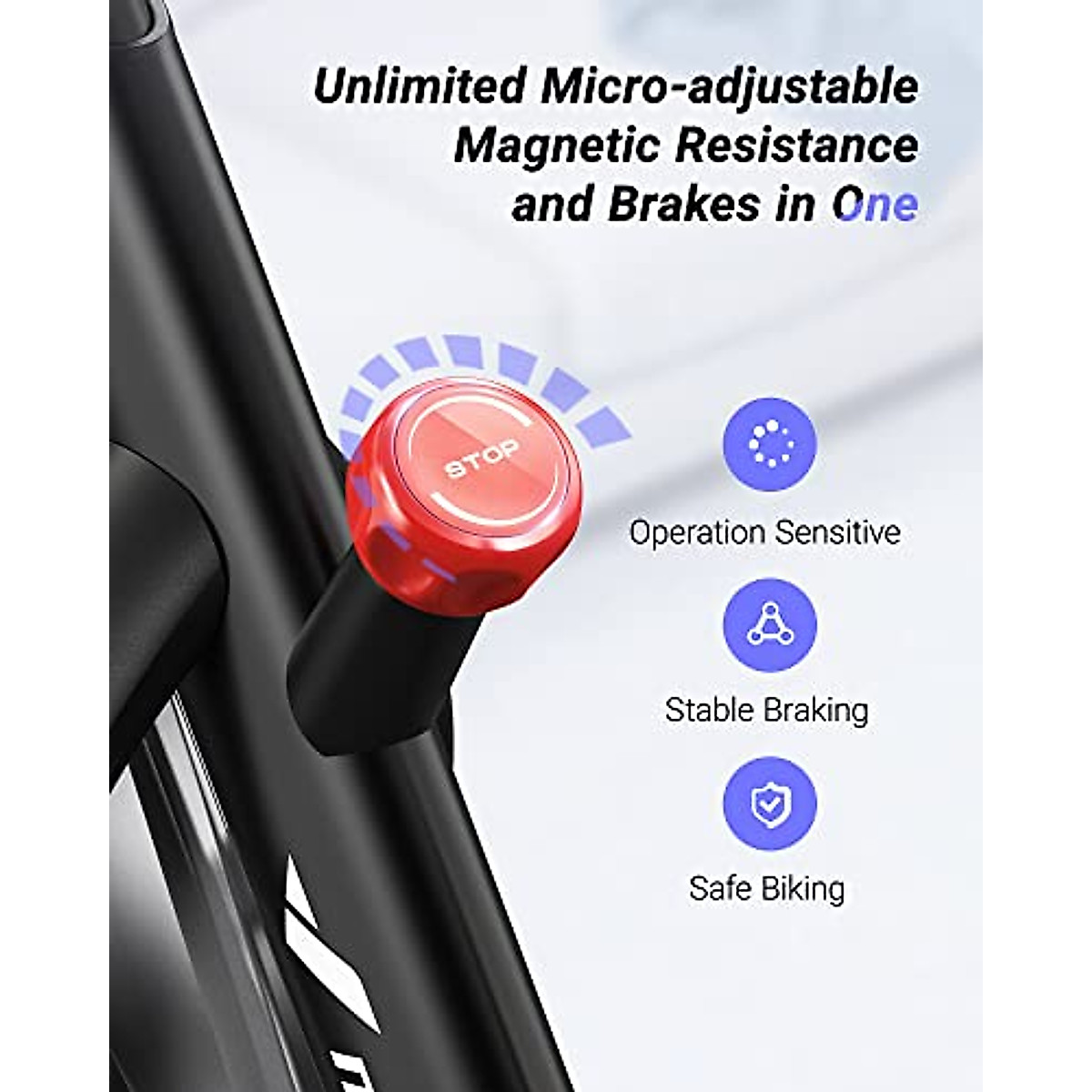 MERACH Exercise Bike, Bluetooth Stationary Bike for Home with Magnetic Resistance, Indoor Cycling Bike with 350lbs Weight Capacity, iPad Holder, TT