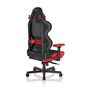 DXRacer Air Gaming Chair, Ultra-Breathable Mesh, 4D Armrests, Memory Foam Headrest, Magnetic Lumbar Support, Modular Design, Standard, Black and Red (Pro)