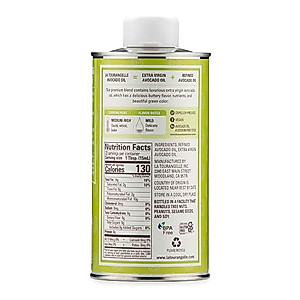 La Tourangelle, Avocado Oil, Handcrafted from Premium Avocados, Great for Cooking, as Butter Substitute, and for Skin and Hair, 16.9 fl oz