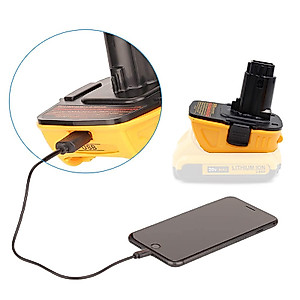 TPDL DCA1820 Battery Adapter Replace for Dewalt 18V to 20V Lithium Ion Battery Converter, Work for Dewalt 18V Nicad & Nimh Battery Power Tools (2 Packs)