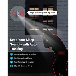 blurams Security Camera Outdoor, 3MP Dual-Lens Wi-Fi Outdoor Camera, 360° PTZ Cameras for Home Security w/Motion Tracking, Two-Way Talk, 2K Color Night Vision, IP66 Weatherproof