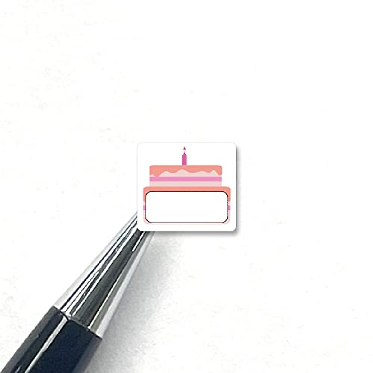 Birthday Planner Sticker / 48 Write In Smudge Proof Vinyl Stickers (1/2”) / Birthday Celebrate Reminder Name /  Essential Productivity Life/Bullet Bujo Journal (1 Sheet)