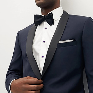 Mens Cufflinks and Tuxedo Studs Set in Gift Box, Easy to Wear, Gifts or Jewelry for Men, Wedding Accessories, Designed by HAWSON.