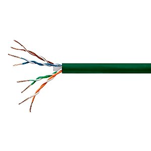 Monoprice Cat6 Ethernet Bulk Cable - 250 Feet - Green Network Internet Cord - Solid, 500Mhz, UTP, CMR, Riser Rated, Pure Bare Copper Wire, 23AWG