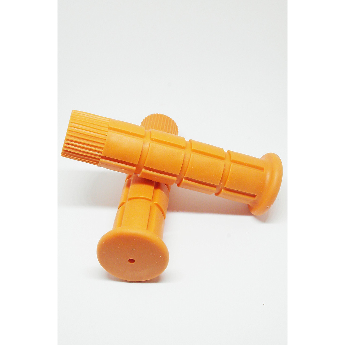 Muzglobal Handlebar End Grips Road Mountain Bike Bicycle Soft Rubber (Orange)