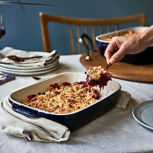 Staub Ceramic Baking Dish Set, 3pc, Dark Blue