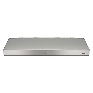Broan-NuTone NuTone BCDF136SS Glacier Range Hood with Light Exhaust Fan for Under Cabinet, Stainless Steel, 36-Inch