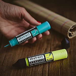 Sennelier Abstract Acrylic Liner, 27ml, Iridescent Gold