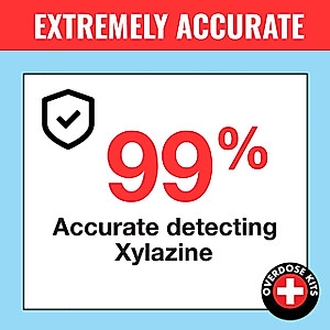 Xylazine Test Strip Kit (5 Pack) - Includes 5 Xylazine Test Strips, Mixing Container, 10mg Spoon and Instructions