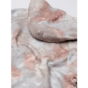 AG Adriano Goldschmied Men's Curry Pullover Hoodie, Abstract Tiedye Rocky Mauve, S