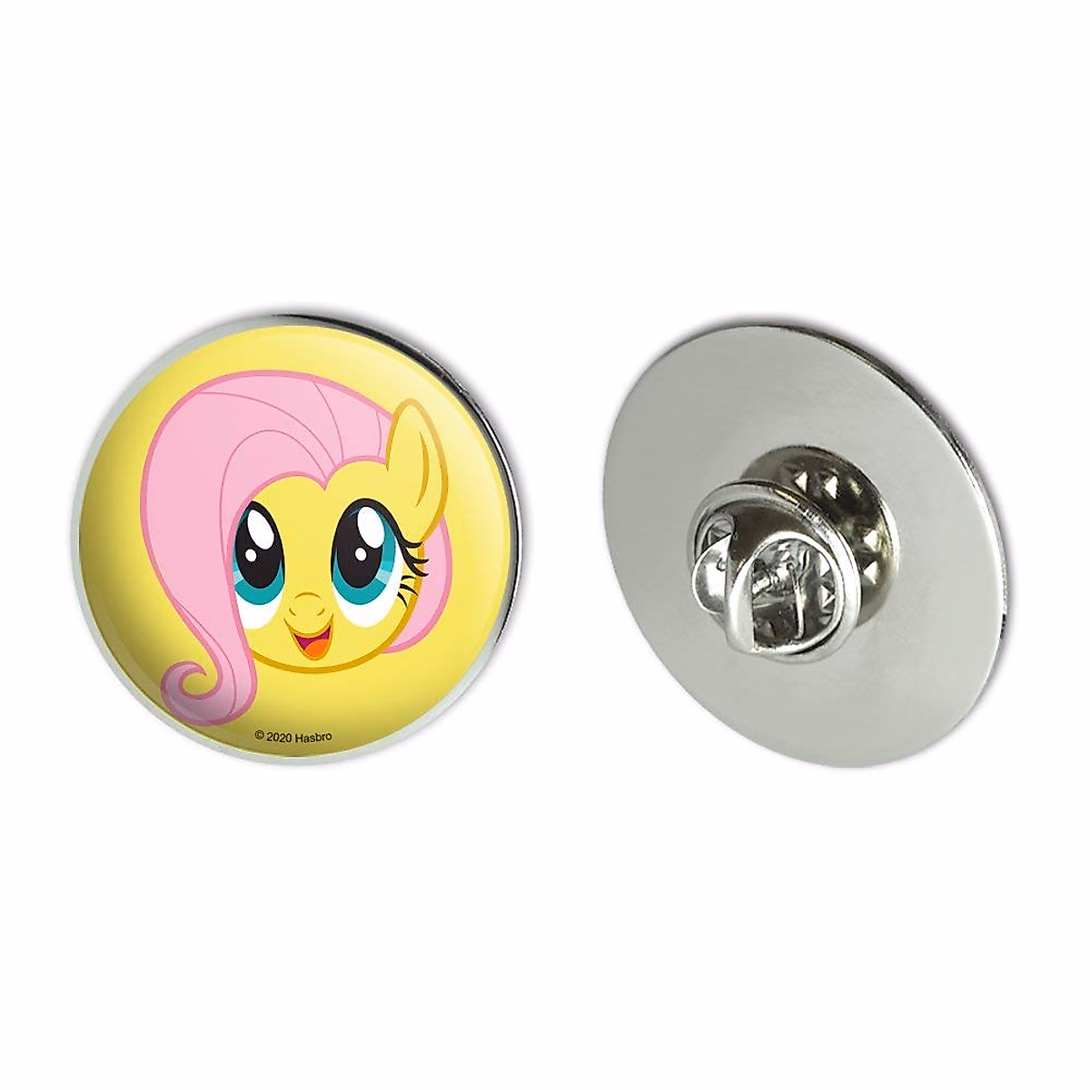 My Little Pony Fluttershy Face Metal 1.1" Tie Tack Hat Lapel Pin Pinback