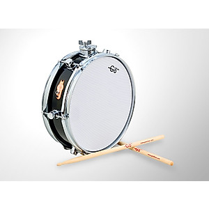 Goedrum GED12 12 inch Electronic Snare Drum Color Black/Metal Drum Shell